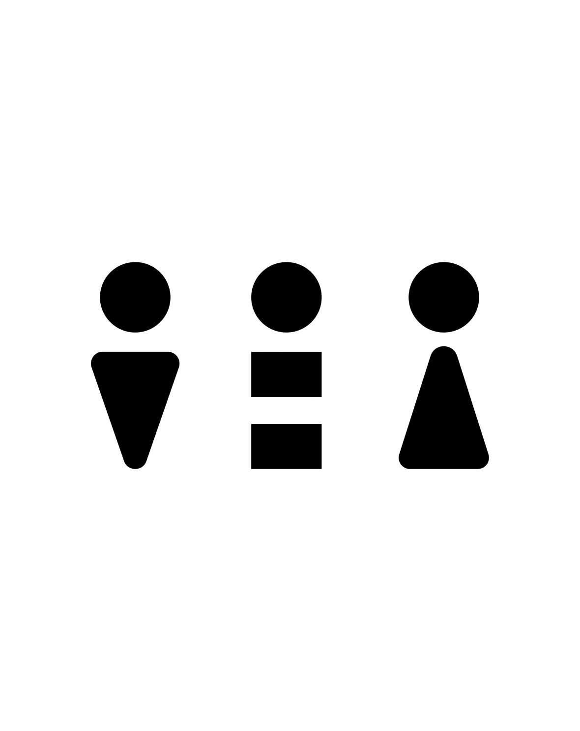 Gender-Neutral Bathroom Icons | Siegel+Gale Designs