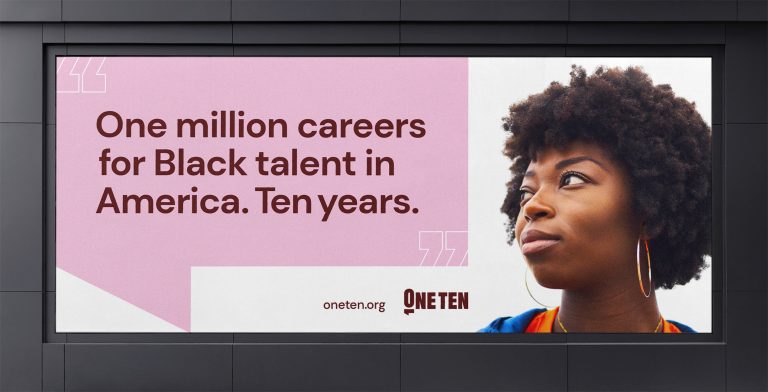 One Million Careers for Black Talent | OneTen Branding Case Study