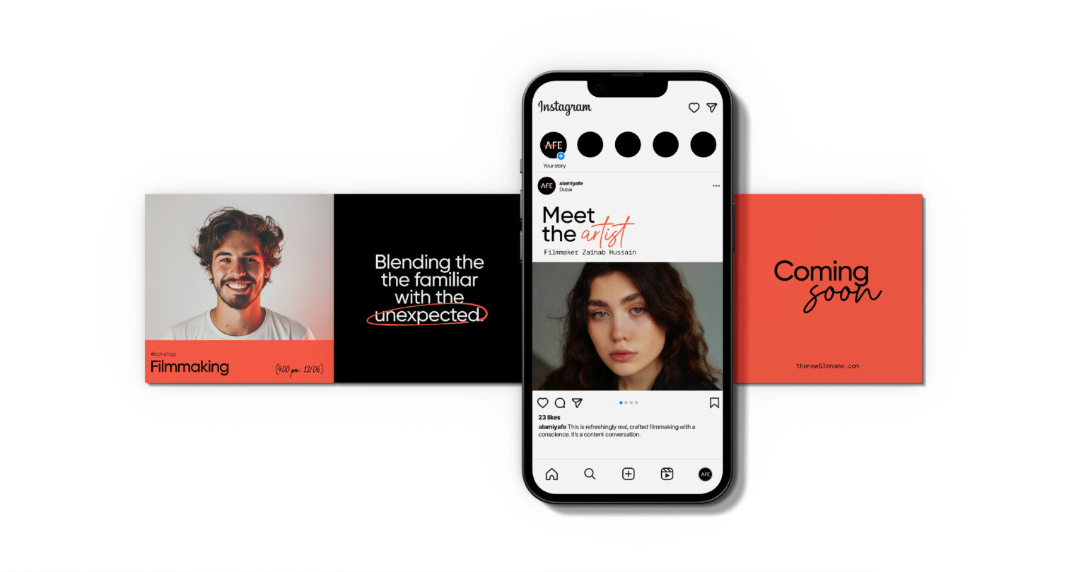 Alamiya Filmed Entertainment Brand and Visual Identity | Case Study